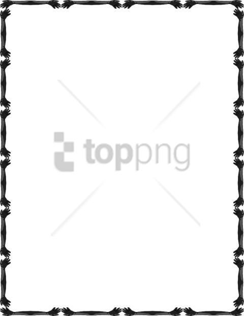 Free Png Download Single Line Borders Clip Art Png - Simple Border Line ...