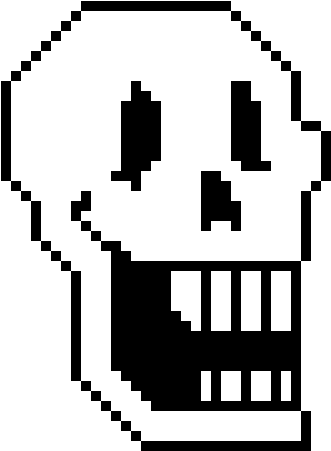 Papyrus Text Box Sprite *read Description* - Easy Pixel Art Car ...