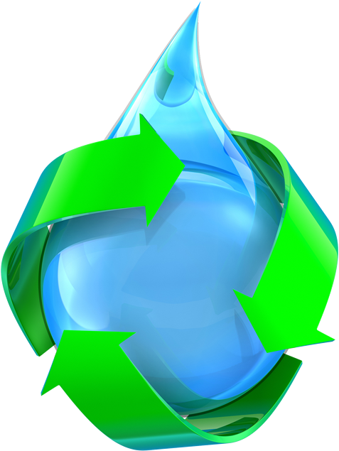 Water Gif Transparent - Water Recycling - (576x720) Png Clipart Download