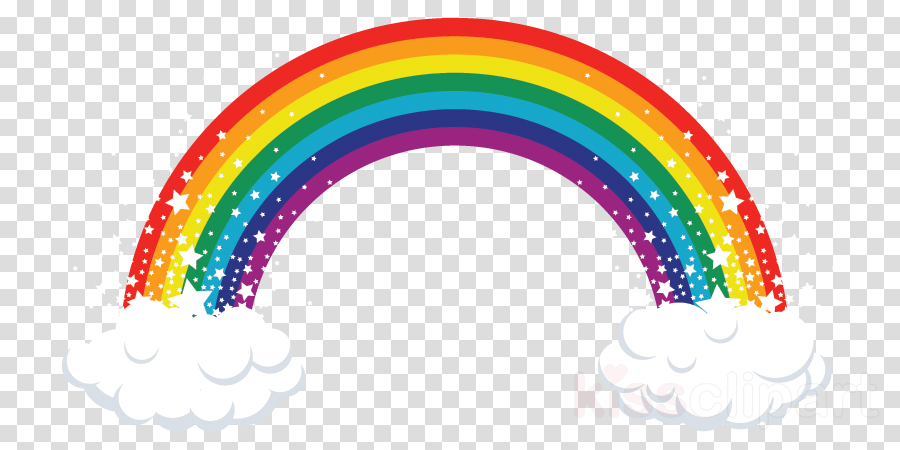 Rainbow Png With Clouds Clipart Cloud Clip Art - Headphones Icon ...
