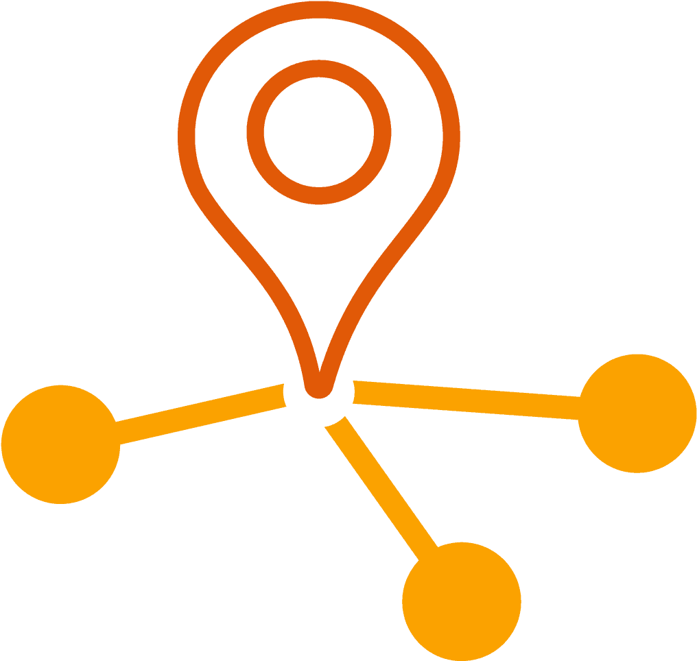 One Stop Shop - Network Map Icon - (1251x1250) Png Clipart Download