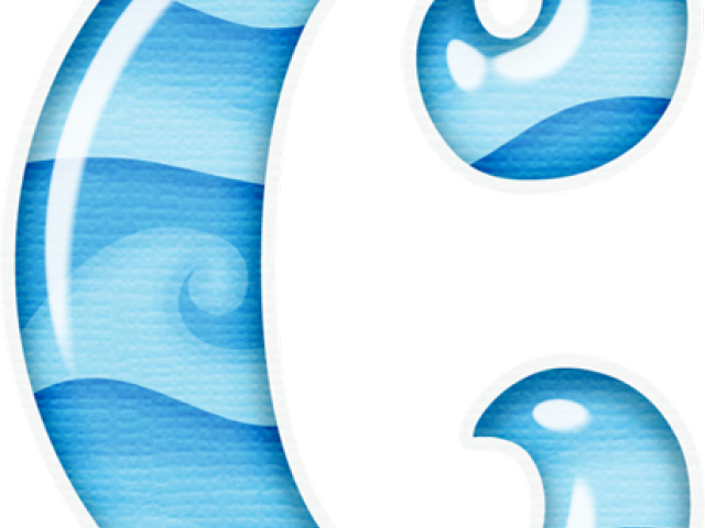 Water Letter Png - (640x480) Png Clipart Download