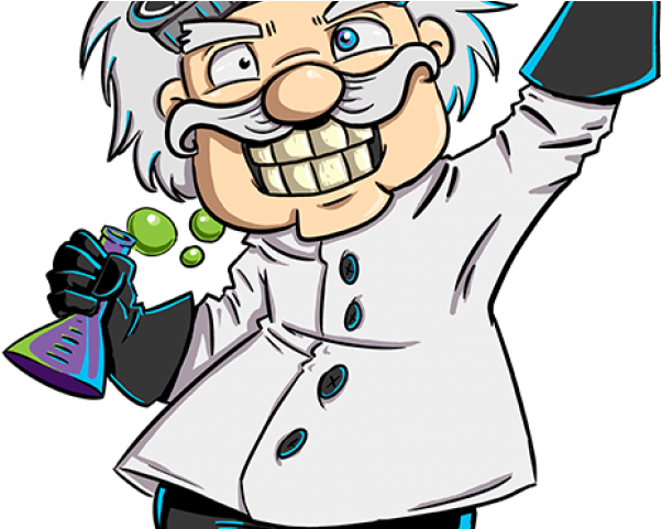 Elements Clipart Science Lab Table - Mad Scientist Cartoon Png ...