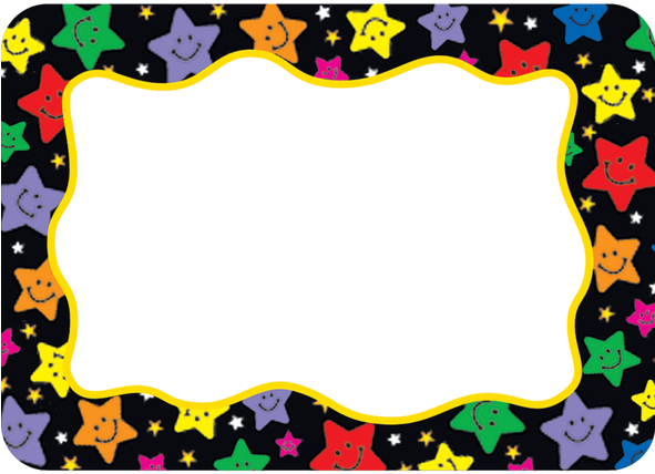 Happy Stars Name Tags/labels - Happy Stars Name Tags/labels - (590x590 ...
