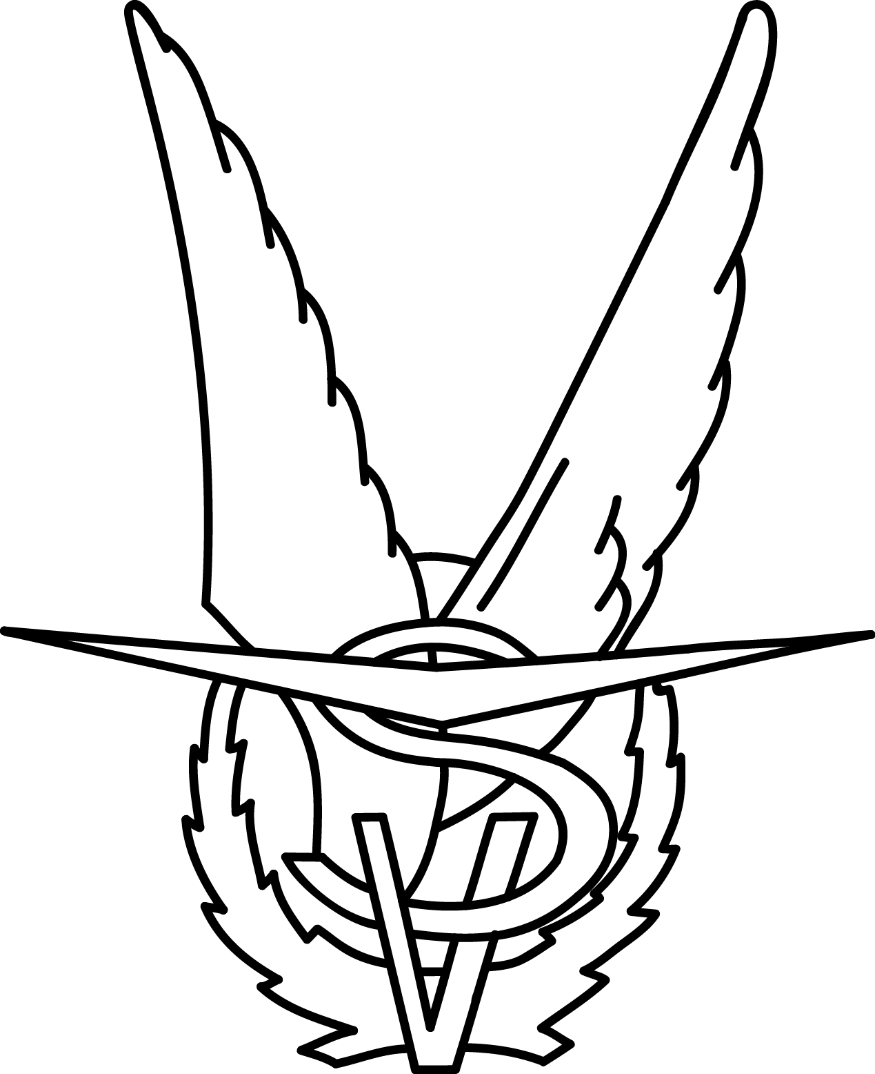 Vsv Logo Zwart - Vsv Leonardo Da Vinci - (1269x1556) Png Clipart Download