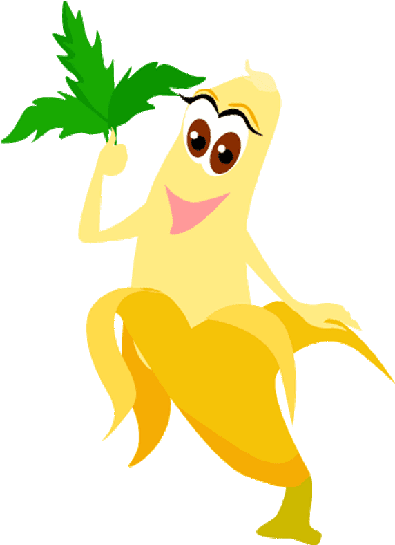 15 Clipart Gambar Ilustrasi Buah Pisang - Pisang Lucu Png - (1280x800 ...