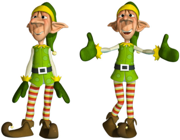 Elf Clipart Construction - Christmas Elf Png - (640x480) Png Clipart ...