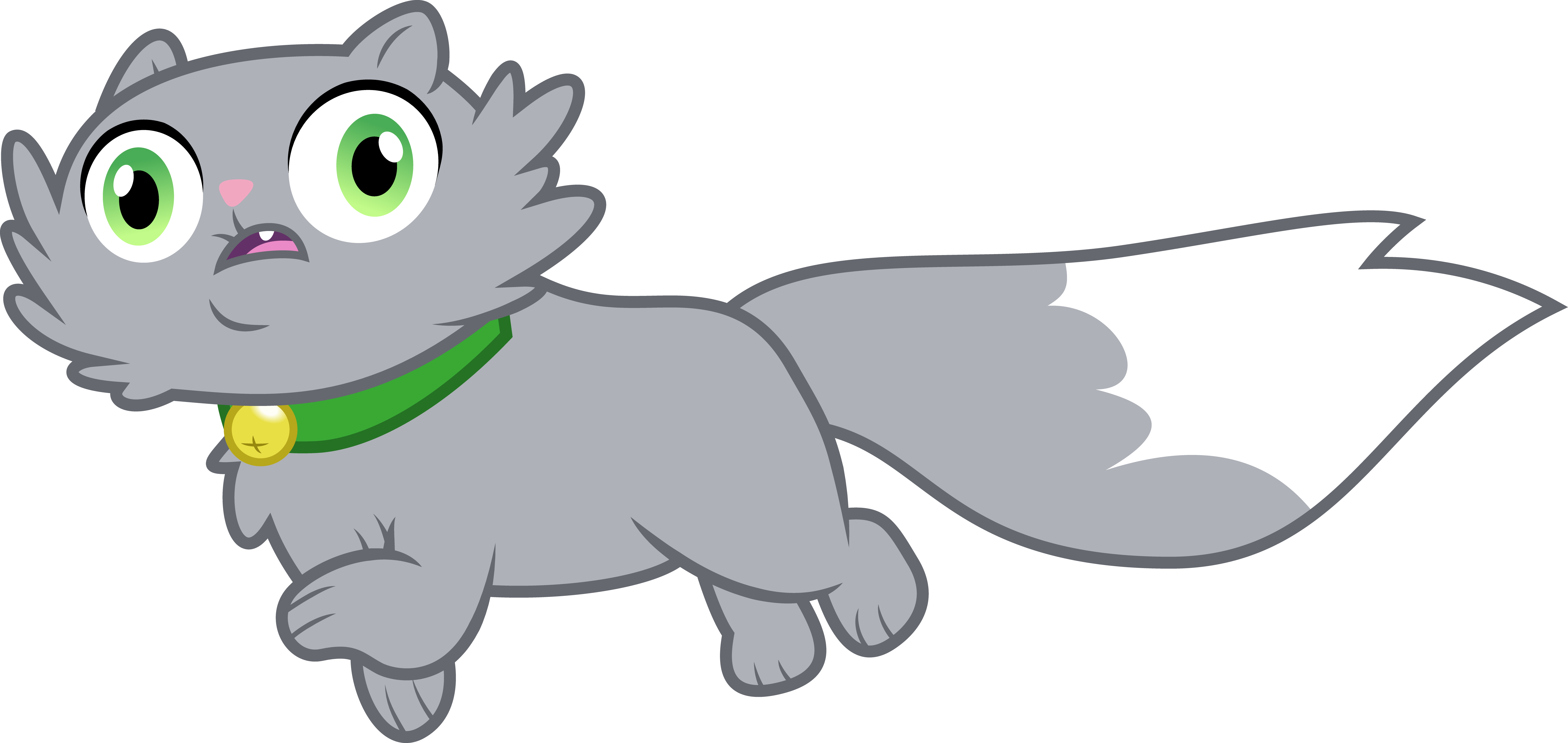 Adobe Clip Art - Mlp Cat Vector - (8217x3895) Png Clipart Download