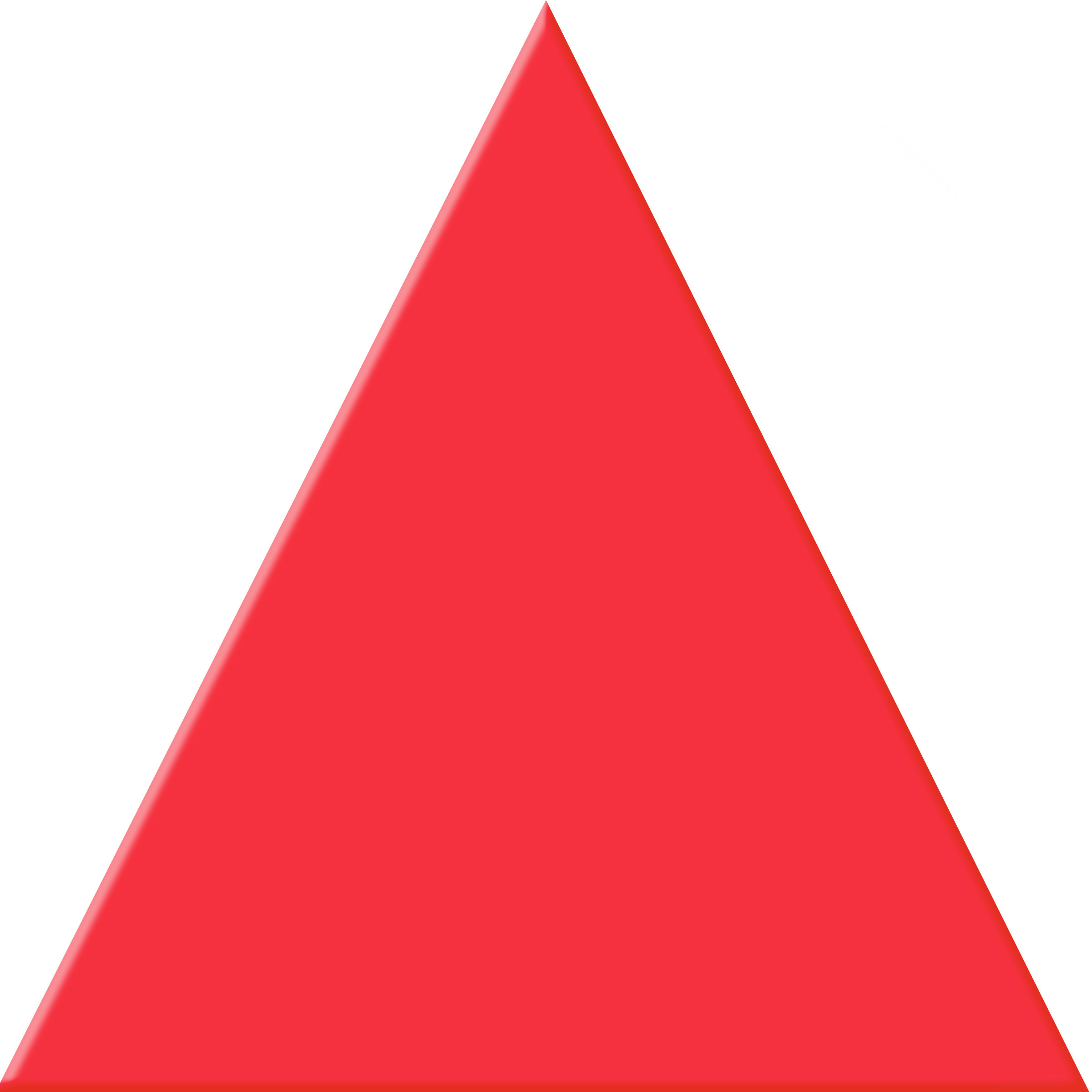 Triangle Clip Art - Red Triangle Gif - (2400x2400) Png Clipart Download