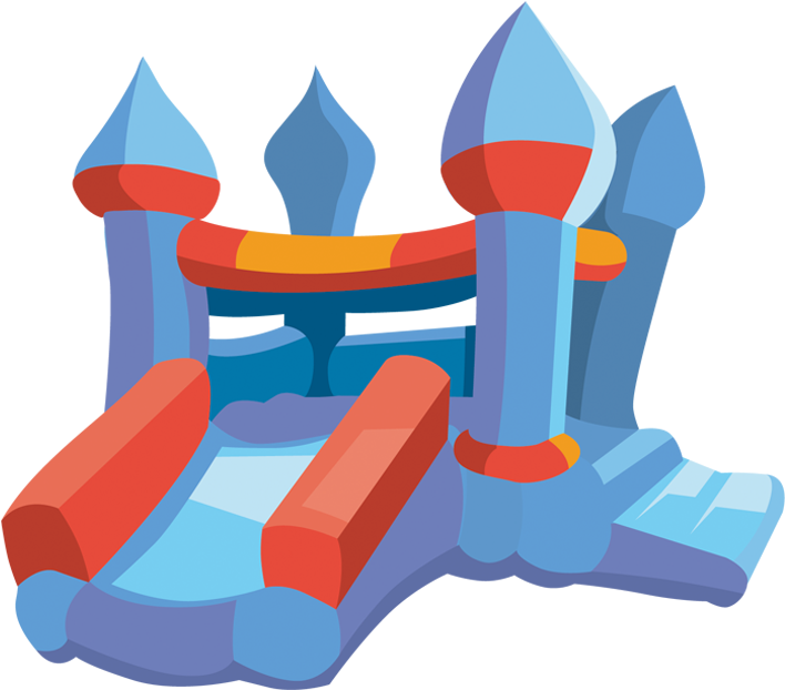Medium Size Bouncy Castle - Inflatable Castle - (720x720) Png Clipart ...