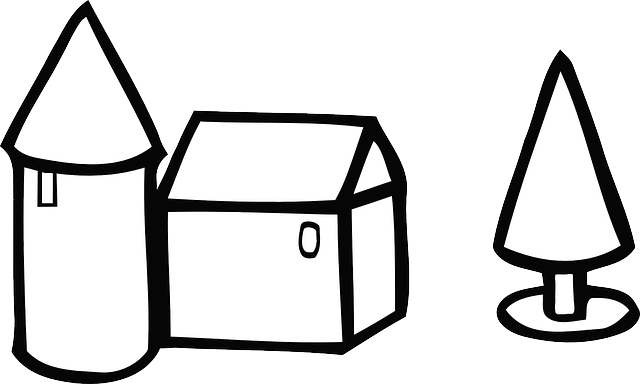 Silo Abstract, Farm, House, Silo - Farm Graphic Simple - (640x384) Png ...