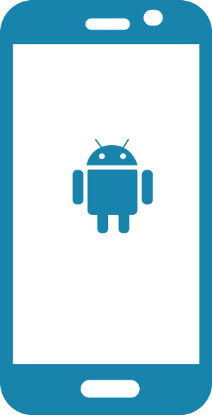Android Spying - Android Phone Icon Png - (300x587) Png Clipart Download