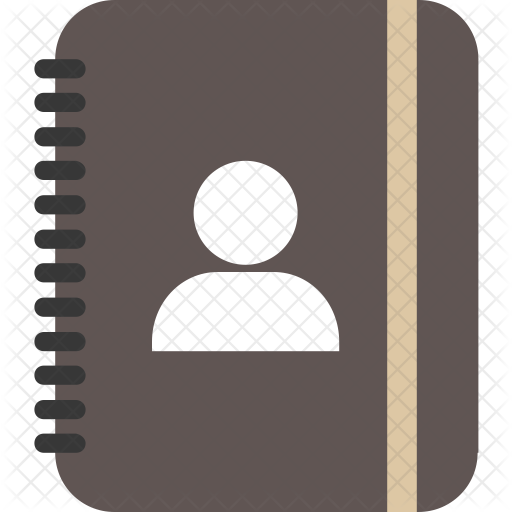 Contact Diary Icon - Icon - (512x512) Png Clipart Download