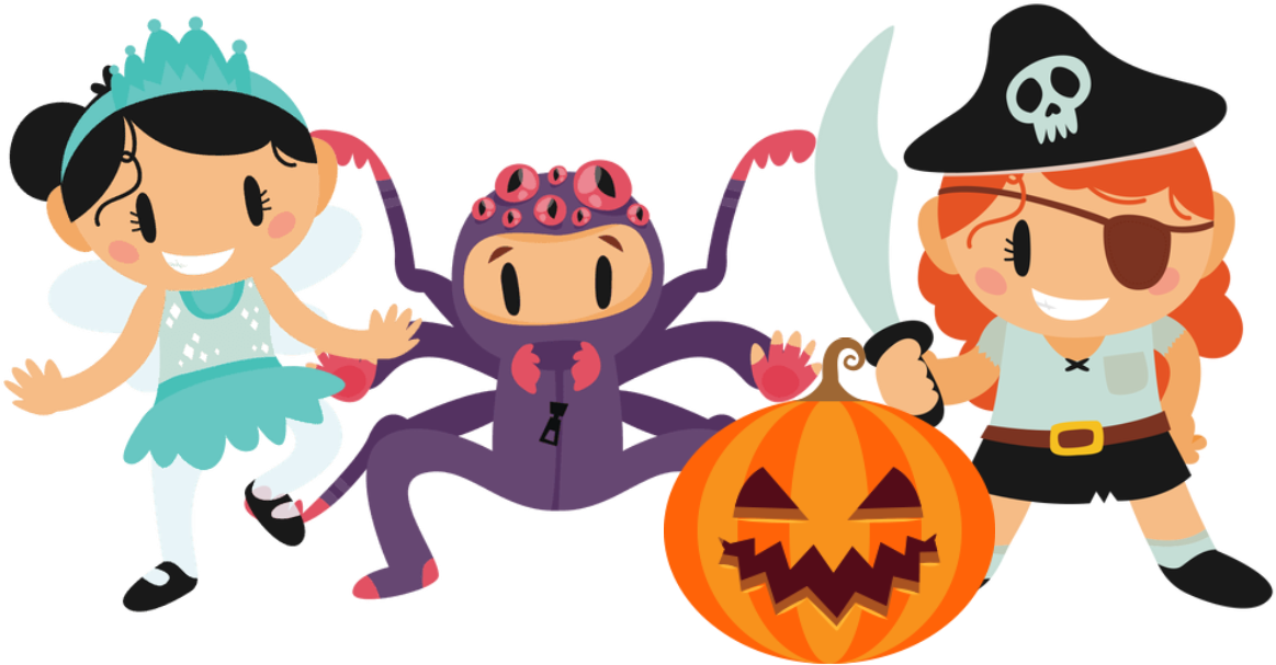 Picture1 - Cartoon Kid Halloween Costumes - Full Size PNG Clipart ...