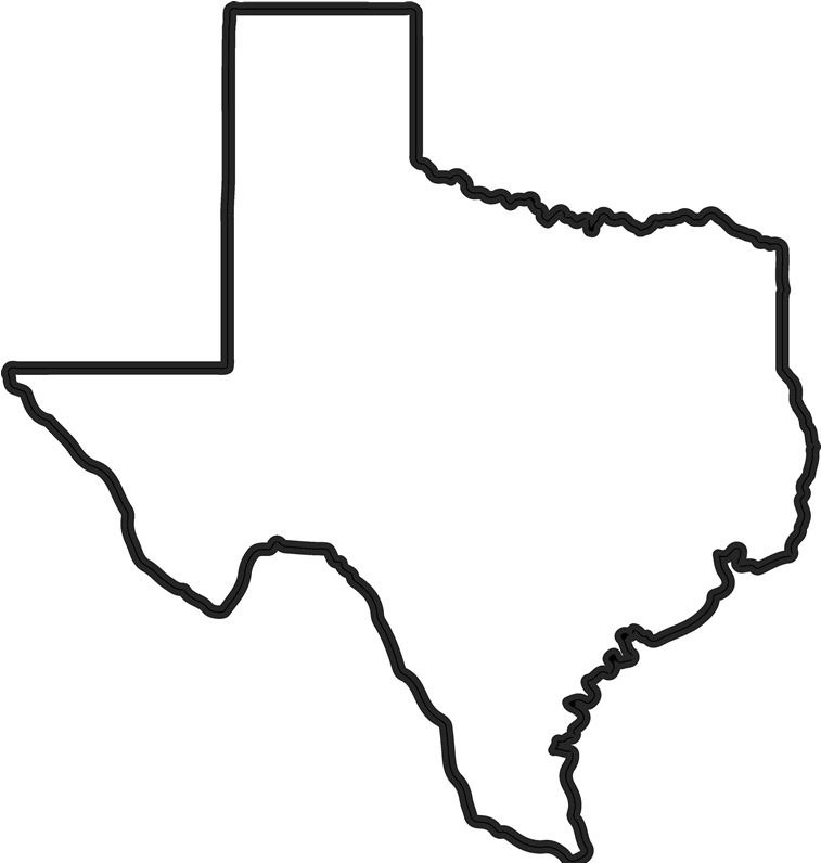 Texas Outline Transparent - Texas State Outline Png - Full Size PNG ...
