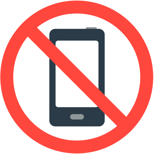 Mozilla - Mobile Prohibited - (512x512) Png Clipart Download