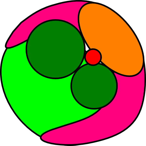 Irregular Half Moon Completed Clip Art - Clip Art - (600x601) Png ...