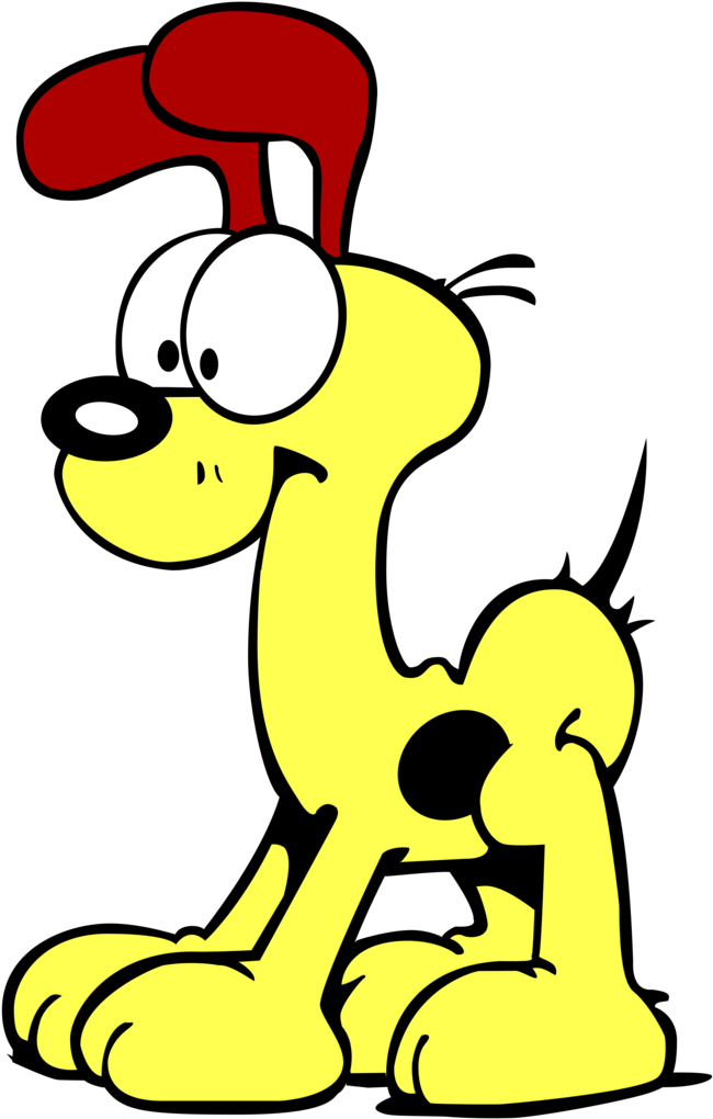 Odie Clipart - Garfield Odie Png - (900x1229) Png Clipart Download