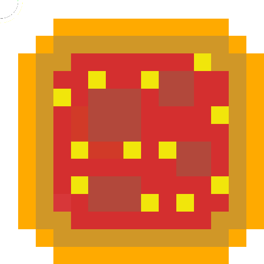 Pizza - Overwatch Pixel Art Minecraft - (557x558) Png Clipart Download