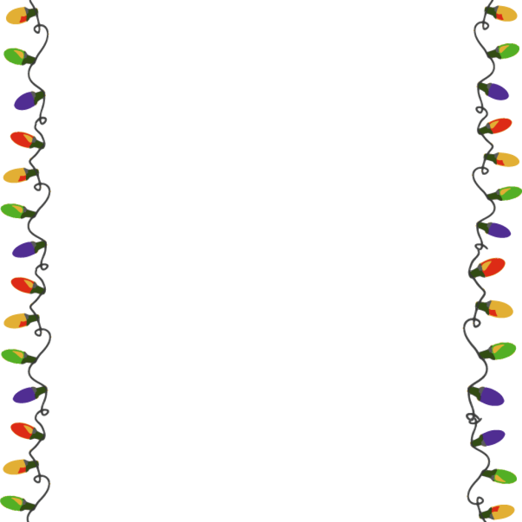 Holiday Border Clip Art Free Holiday Cliparts Border - Christmas Lights ...