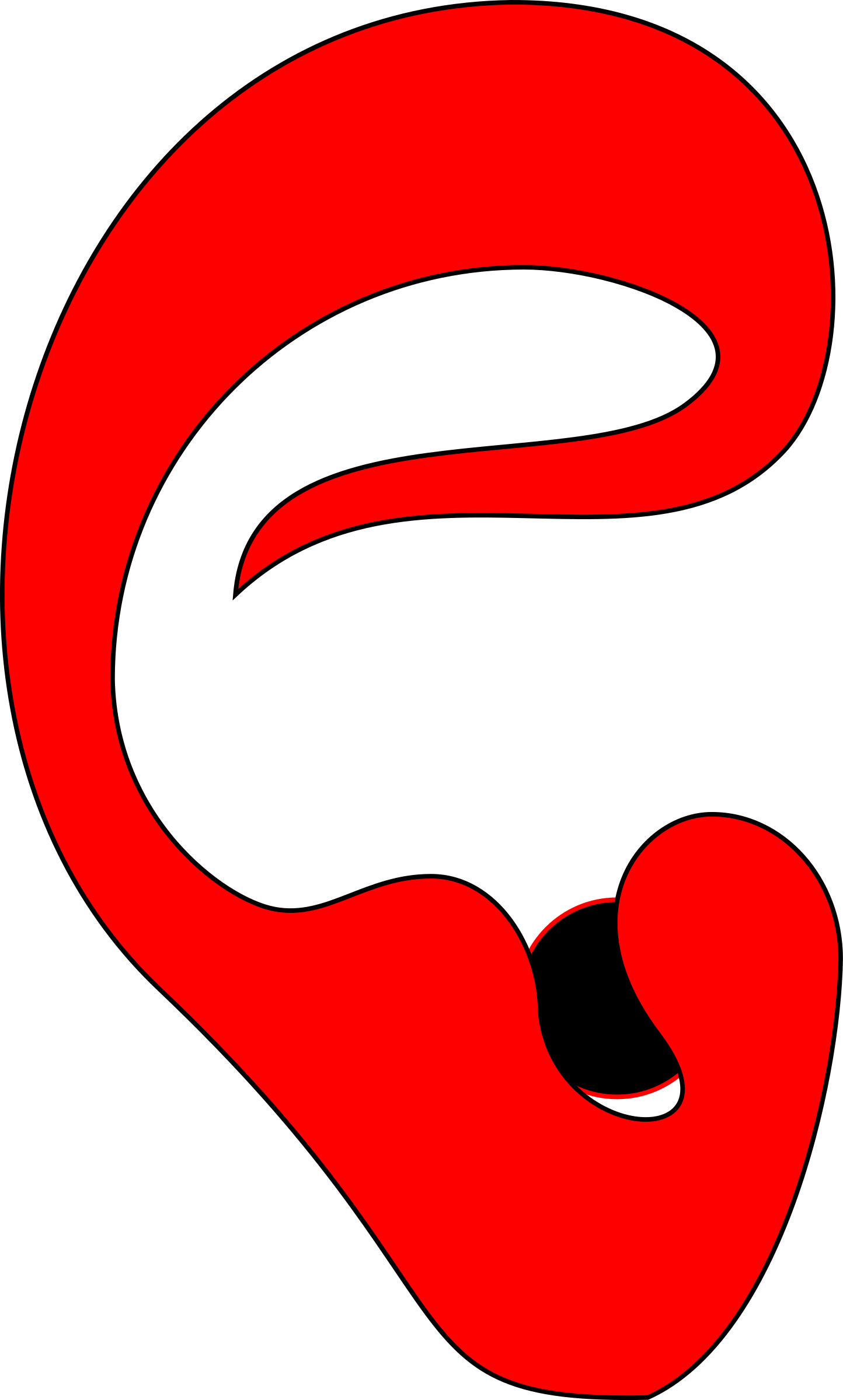 Ear Clipart Free Public Domain Clipart Clipart - Ear - (1444x2400) Png ...