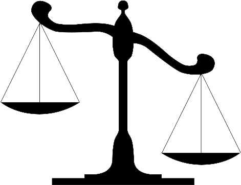 Scale - Right And Wrong Scale - (485x384) Png Clipart Download