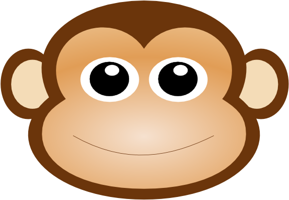 Monkey Mask Clipart - Monkey Face Cartoon - Full Size PNG Clipart ...