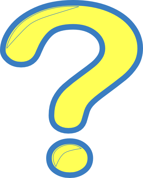 Question Mark Clipart Blue