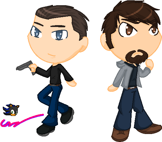 Chibi Detective Loki And Keller Dover - Cartoon - (616x512) Png Clipart ...