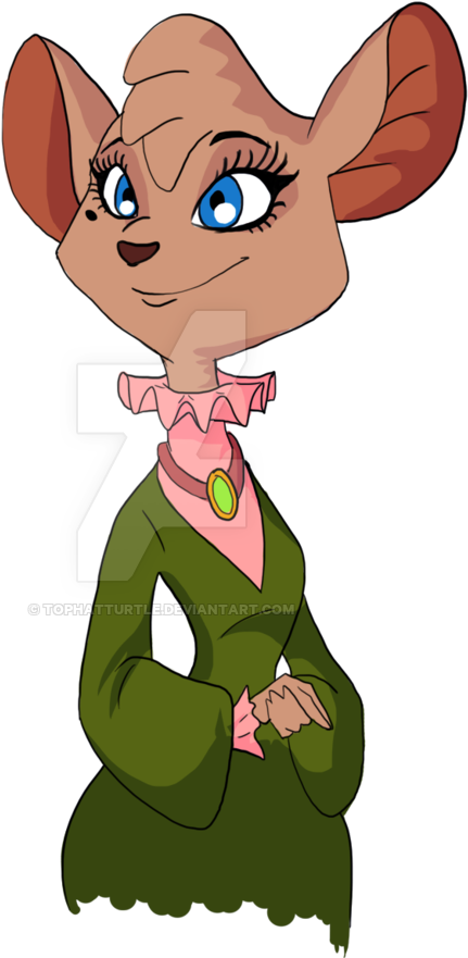 Great Mouse Detective Lady Mouse - (600x941) Png Clipart Download