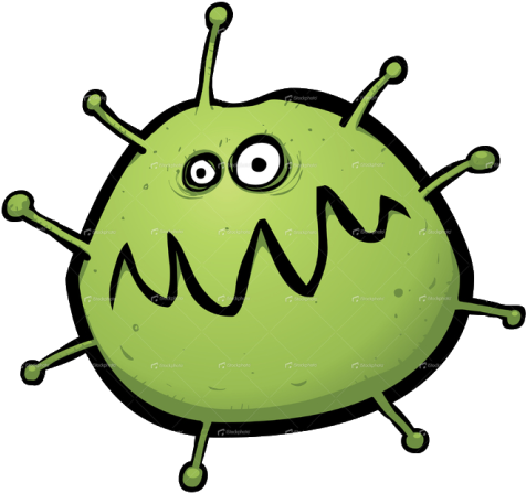 Awesome Virus Cartoon Virus Png Transparent Images - Monster Face ...