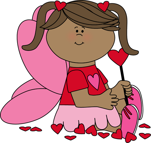 Valentine's Day Clipart Cute - Valentine Kids Clipart - (500x473) Png ...