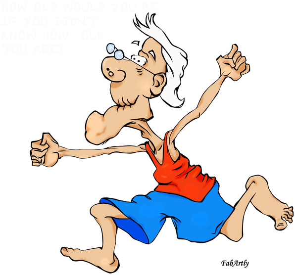 Related Old Man Running Clipart - Old Man Running Cartoon - (640x610 ...