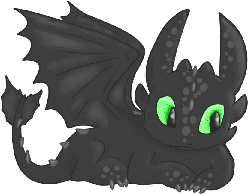 Baby Toothless By Galactic-fire - Night Fury Baby Png - (1024x768) Png ...