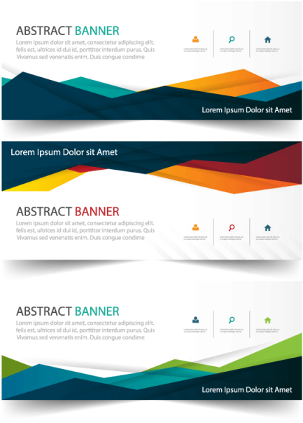 Colorful Business Banner , Banner, Design, Template - Abstract ...