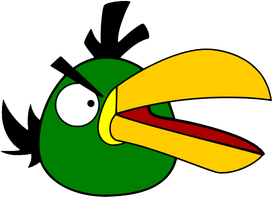 Pictured Above Is One Of The Characters Of The Game - Angry Birds Green ...