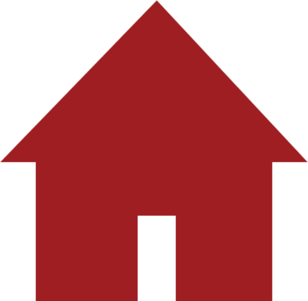 House Icon - - Red House Icon Png - (600x588) Png Clipart Download