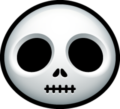 Psd Detail - Jack Skellington Emoji - (400x362) Png Clipart Download