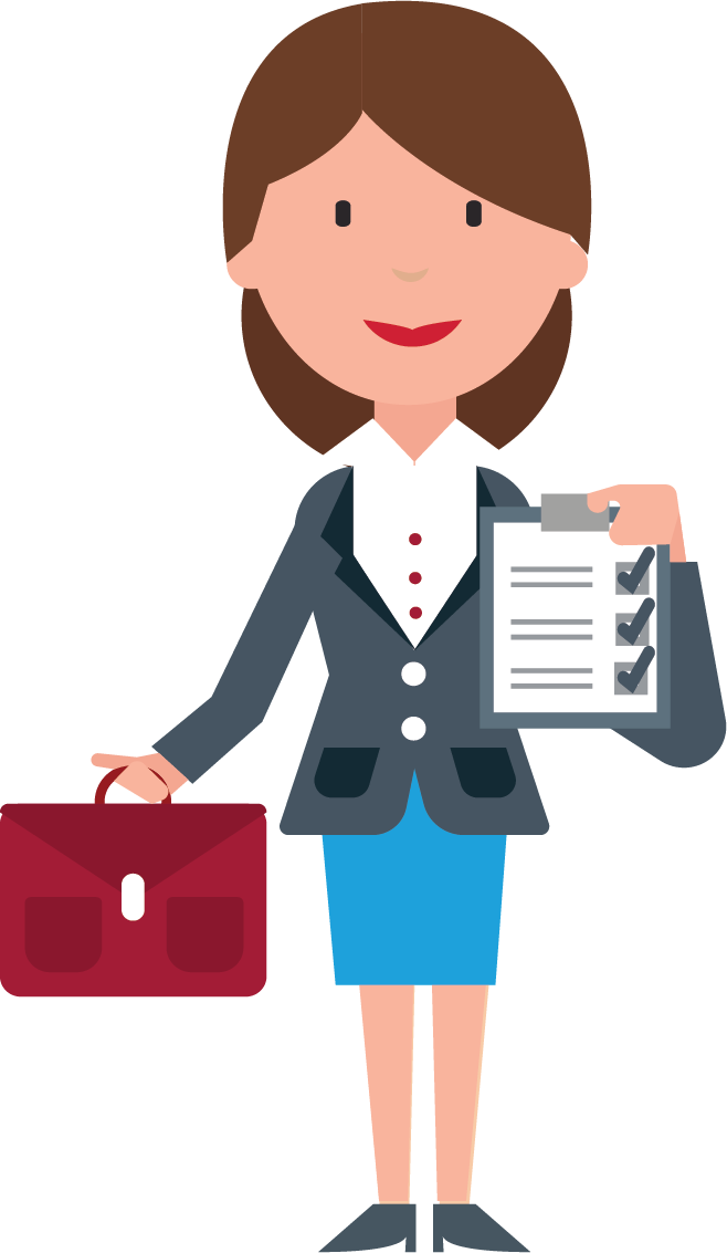 Business - Cartoon - (658x1133) Png Clipart Download