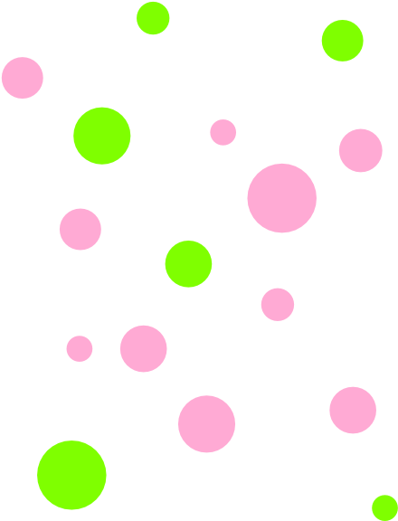 Pink And Green Polka Dots Clip Art - Pink And Green Dots - (462x599 ...
