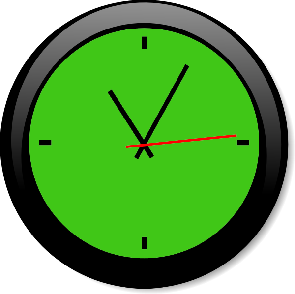 Clock Clip Art - (600x598) Png Clipart Download