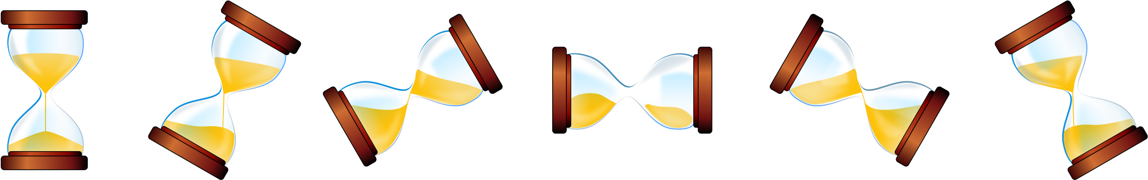 Big Image - Sand Clock Animation Png - (2400x400) Png Clipart Download
