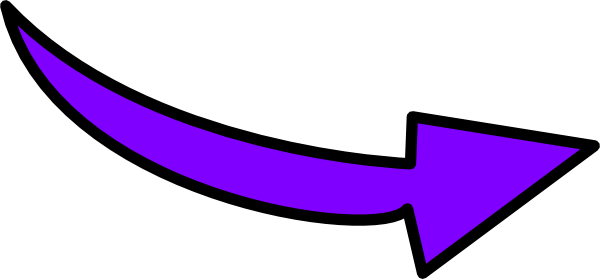 Arrow Clip Art Purple - (600x279) Png Clipart Download