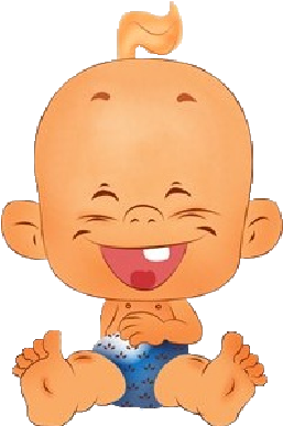 Cartoon Baby Clip Art Page - Transparent Background Cartoon Baby ...