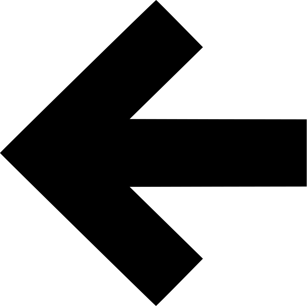 Png File - Arrow Pointing Left - (981x978) Png Clipart Download
