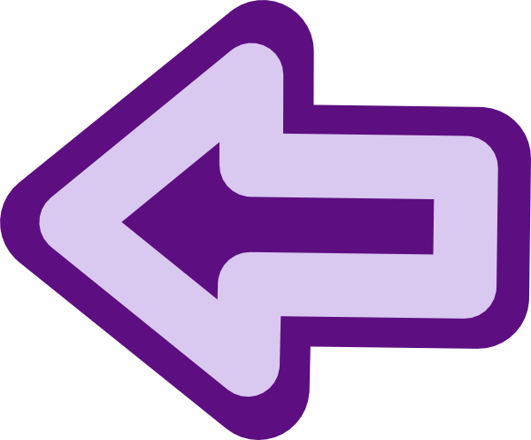 Left Button Svg Clip Arts 600 X 497 Px - Purple Back Button Png - Full ...