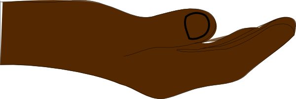 Open Hand Clip Art - Open Hands Vector Png - (600x202) Png Clipart Download