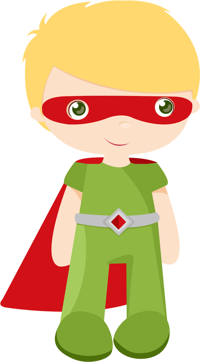 Free Superhero Kids Clip Art - Superhero - (1196x1600) Png Clipart Download