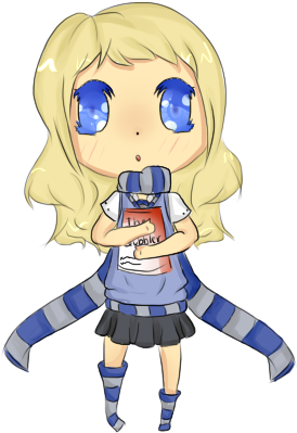 Lonely Clipart Chibi - Luna Harry Potter Chibi - (314x483) Png Clipart ...