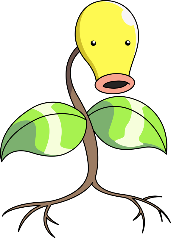 Bellsprout Transparent - (574x800) Png Clipart Download